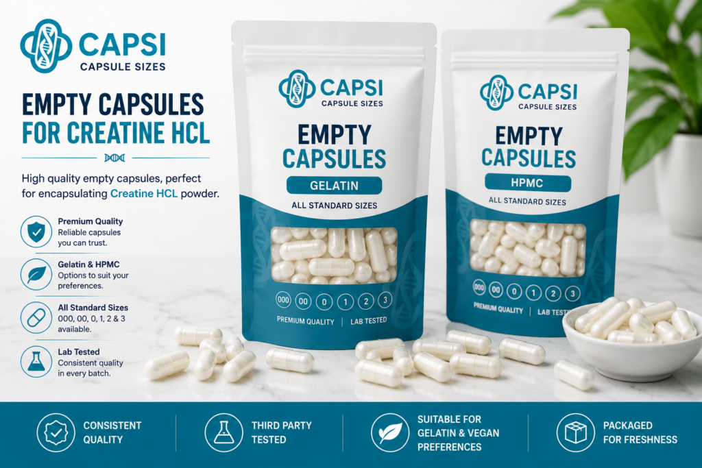Best Capsule Size for Creatine HCL